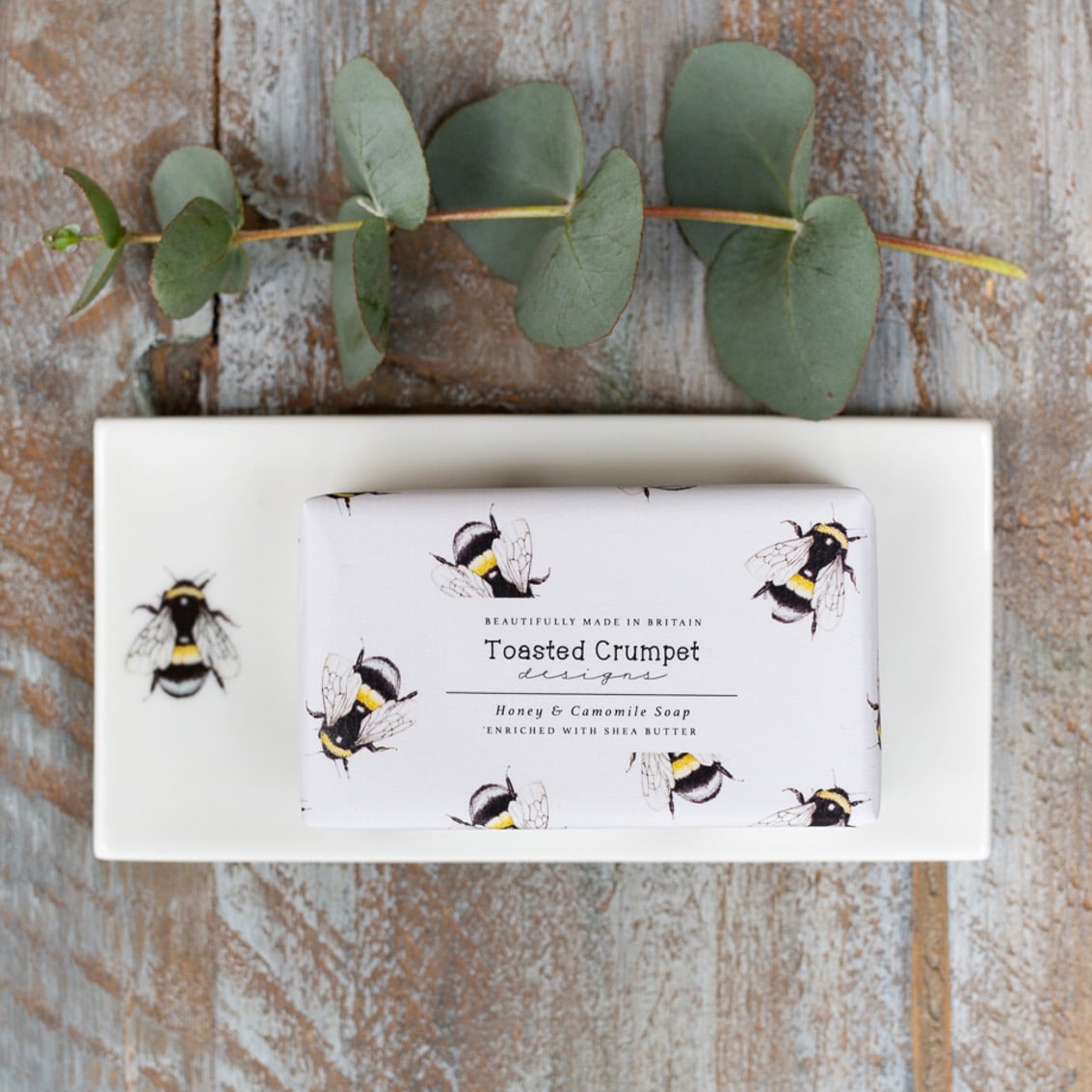 Bee Rectangular Soap Dish